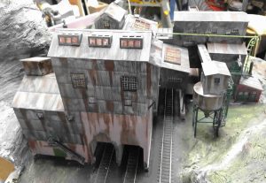 3 Realistic HO Scale Coal Mine Buildings - James Model Trains